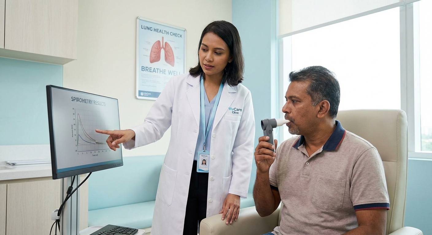 Spirometry Assessment At WeCare Clinic Kuala Lumpur | WeCare Clinic